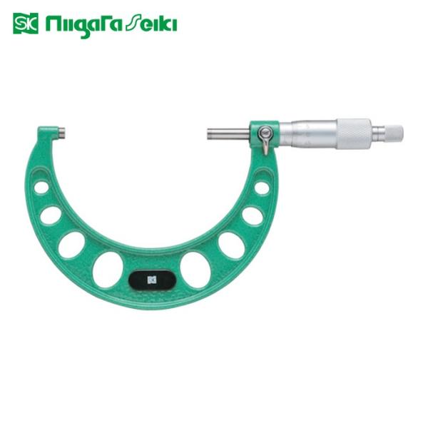 SK 外側用マイクロメーター|特長:フレームは塗装仕上げです。 測定面は超硬チップ付です。 測定面は超硬チップ付です。