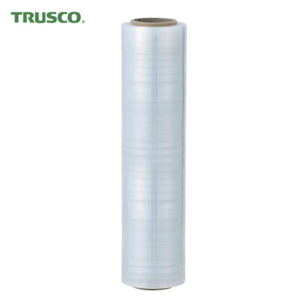 TRUSCO ストレッチフィルム|特長:焼却時にダイオキシンなどの塩素ガスが発生しません。 厚さが薄く長さが500mのお得なタイプです。