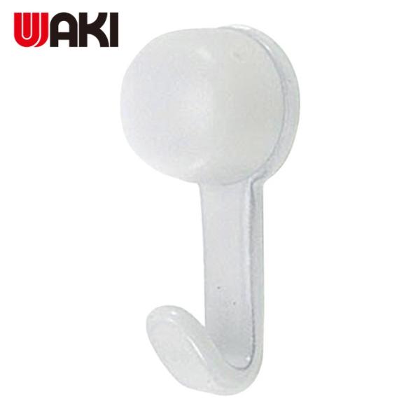WAKI 吊金具(ビス止めタイプ)|特長:クギがクロスして、石膏ボード壁に強力固定、抜き跡が目立たず、コイン等で取付け簡単です。
