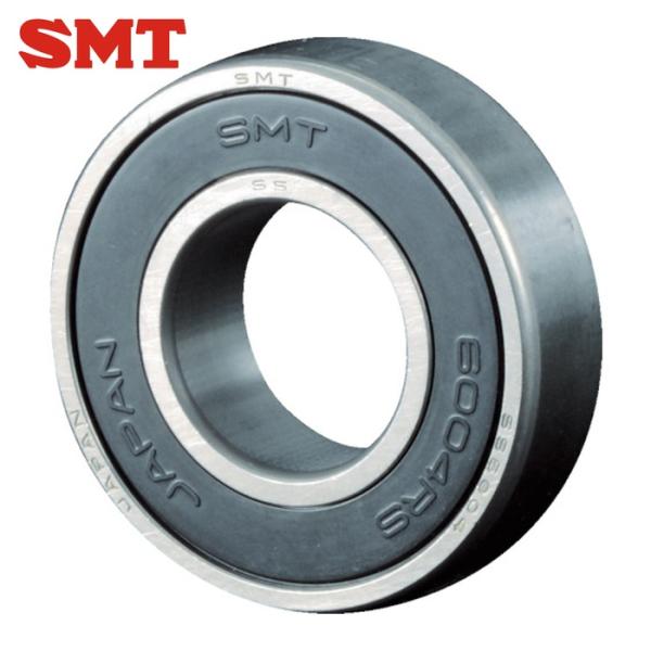 SMT 深溝玉軸受|特長:軸受鋼よりサビ・腐食に強いです。 薬品に対して耐食性に優れます。 高速性は接触シールによる限界があります。