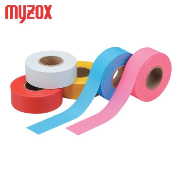 特長●カラフルで目立つ標識用ビニールテープです。用途●植林・樹木調査など領域表示の目印。