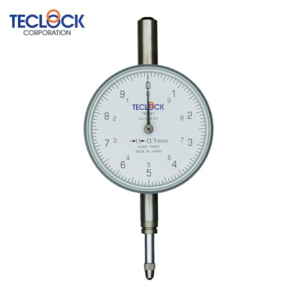 TECLOCK ダイヤルゲージ|特長:読み取りが0。 1mm単位のダイヤルゲージです。
