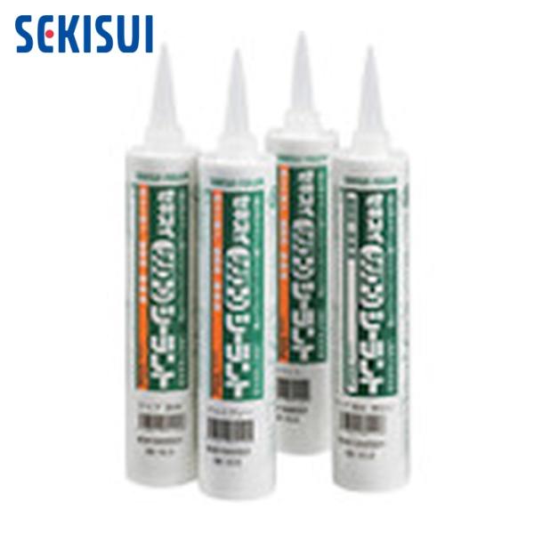 積水 建築用シーリング剤|特長:防カビ剤入りで、耐水性に優れるシリコンシーラントです。 耐候性、耐久性、耐薬品性、耐熱性、耐寒性、電気絶縁性に優れています。 JIS認証品です(JIS A 5758 G・30SLM・9030(SR・1))。