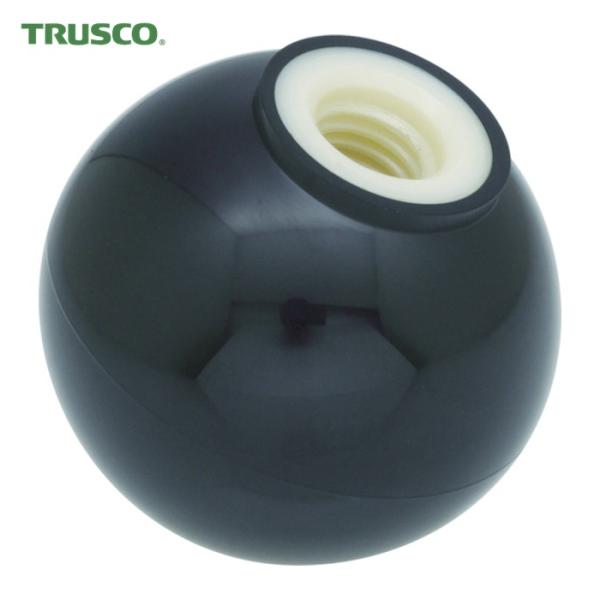 TRUSCO 握り玉(樹脂製)|特長:スタンダードな樹脂の握り玉です。 ねじ部はテーパー仕上げです。