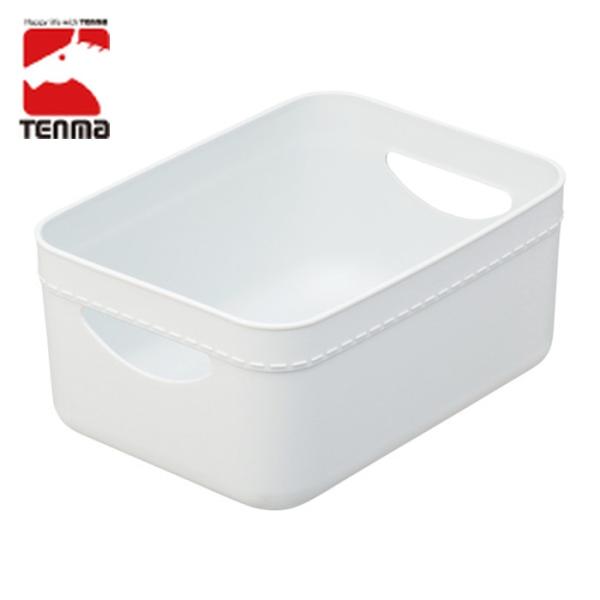TENMA 収納ボックス|特長:柔らかめPEを使用し、布のような柔らかいソフトな触感に仕立てました。 布地を連想させる粗目のシボを採用し、マットな印象でナチュラルインテリアともマッチします。 布製品特有のステッチデザインで柔らかな布製品のテ...