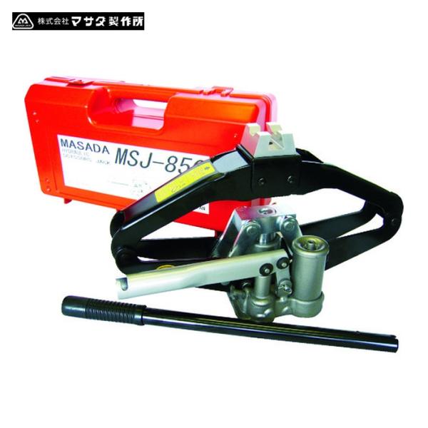 MASADA パンタグラフジャッキ|特長:少ない力でスピーディーに車輌を持ち上げられます。