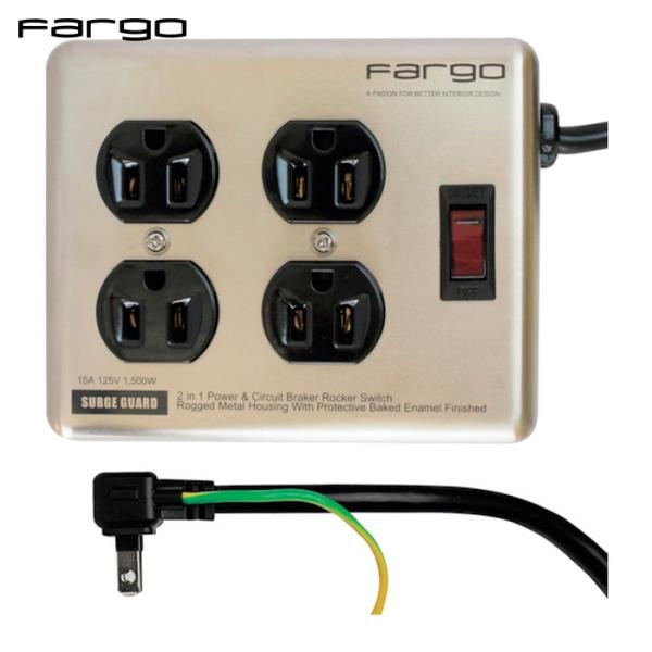 Fargo オフィス用3Pタップ|特長:鉄製で丈夫なスチールタップです。