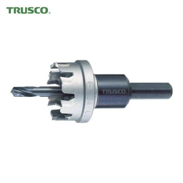 TRUSCO 超硬チップ付ホールソー|特長:スタンダードタイプのチップ付ホールソーです。 鋼板、ステンレスなどの穴あけに最適です。 有効切削能力は5mm(TTG14は4mm)です。