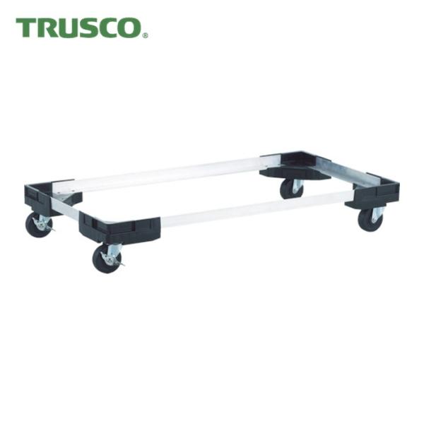 TRUSCO プラスチック棚用オプション|特長:キャスターはボルトレス方式を採用しているため、キャスター交換が容易に行えます。 アルミ+樹脂の組み合わせで、衛生的であり軽量なため持ち運びが容易です。 キャスターはオール自在ですので、移動がス...