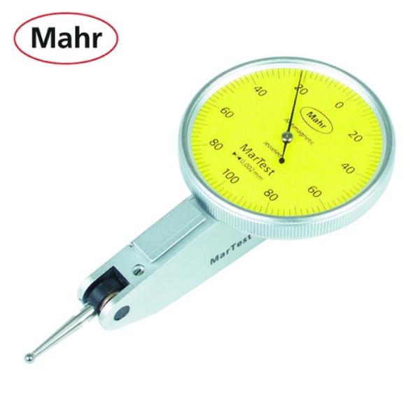 マール テストインジケータ|特長:固定用金具(シャンク)取り外し自由構造により、自在に位置の変更ができます。 内部軸部はすべて、耐摩耗仕様の人工宝石を採用しています。 取付軸は、6mm・8mmの2本付で、取り外し可能です。