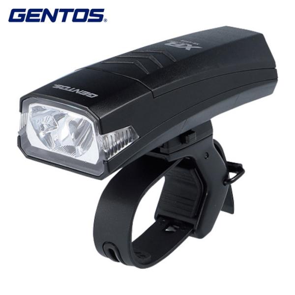 GENTOS LEDバイクライト|特長:対向車や歩行者が眩しくない上面カットリフレクター搭載です。 斧形の照射面・AXビームリフレクター搭載です。 φ22~42mmのハンドル径に対応します。