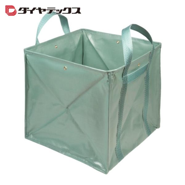 パイオラン 回収袋|特長:FRP芯を内蔵しており、自立させることができます。 両面ラミネート加工を施しており、水洗いが可能です。 コンパクトに折りたためるため、持ち運びに便利です。