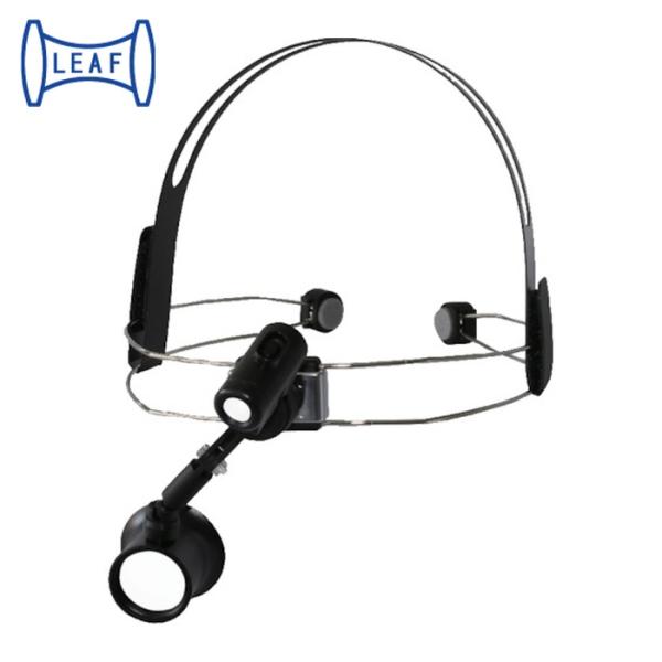 リーフ メガネルーペ|特長:高倍率のヘッドアイルーペです。 ヘッドタイプなので両手での作業が可能です。 補助バンドにより頭にしっかりとフィットします。