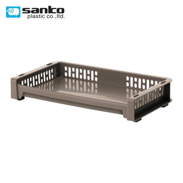 SANKO pla メッシュボックス|特長:積み重ねることで下のスペースも有効利用できるスッキリ整頓ラックです。 リビング、キッチン、サニタリー、クローゼットなど、様々な場所で活躍します。