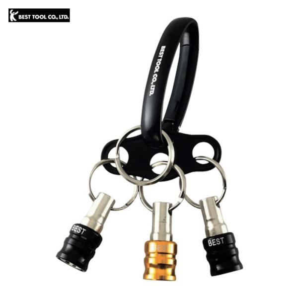 ベストツール ビットホルダ|特長:カラフルでコンパクト、ワンタッチスライドで着脱可能な、ベルトも通せるオーバルカラビナ付き3pcsビットホルダーです。 4色のカラーバリエーションからお選びいただけます。 ワンタッチで着脱が可能で、ベルトにも...