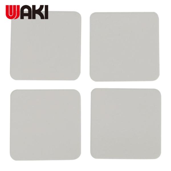 WAKI イス用クッション|特長:透明色なので目立ちません。 汚れたら水洗いで繰り返し使えます。 床に色移りする心配がありません。