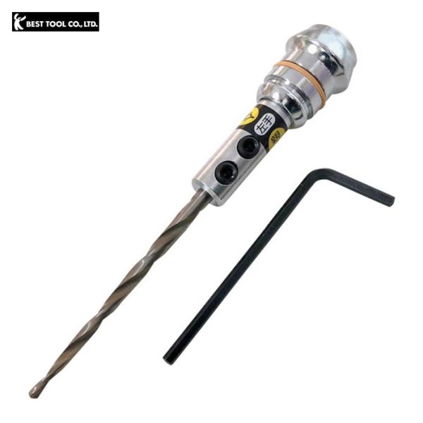 特長●電動ドライバーに両頭+ドライバービットを付けたままで、下穴ギリをワンタッチ着脱できます。●ドリルは専用設計で、本体に取り付けた時にドリルの軸部の溝がしっかりと固定されるので空転を防止します。●ビットの付替え作業がはぶけるので、ビス打ち...