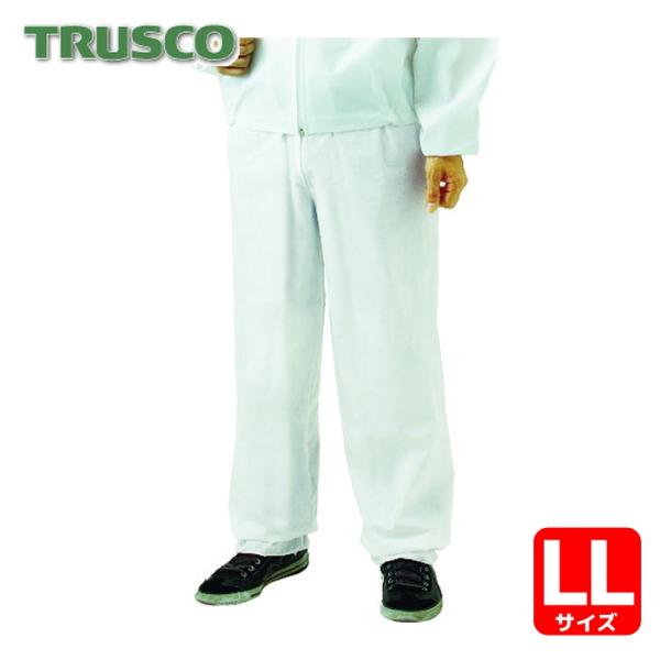 TRUSCO 使い捨て保護服|特長:前部は、表面コートしていますので油汚れやホコリが付きにくく浸透も防ぎます。 背面部は、通気性に優れ蒸れにくくなっています。 焼却処分しても有害ガスが発生しません。