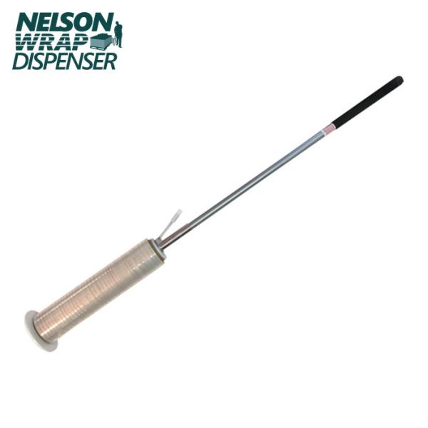 NELSON ストレッチフィルムホルダー|特長:背の高い荷物や低い位置でのフィルム作業で、長尺ハンドルが腕や腰の負担を軽減します。 独自のブレーキ機構でしっかりとテンションをかけてフィルムを巻けます。 アルミ製のハンドルなので軽量で取り回し...