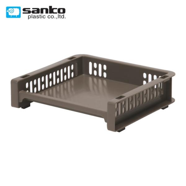 SANKO pla メッシュボックス|特長:積み重ねることで下のスペースも有効利用できるスッキリ整頓ラックです。 リビング、キッチン、サニタリー、クローゼットなど、様々な場所で活躍します。