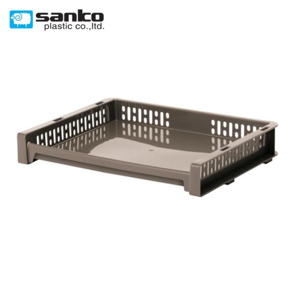 SANKO pla メッシュボックス|特長:積み重ねることで下のスペースも有効利用できるスッキリ整頓ラックです。 リビング、キッチン、サニタリー、クローゼットなど、様々な場所で活躍します。
