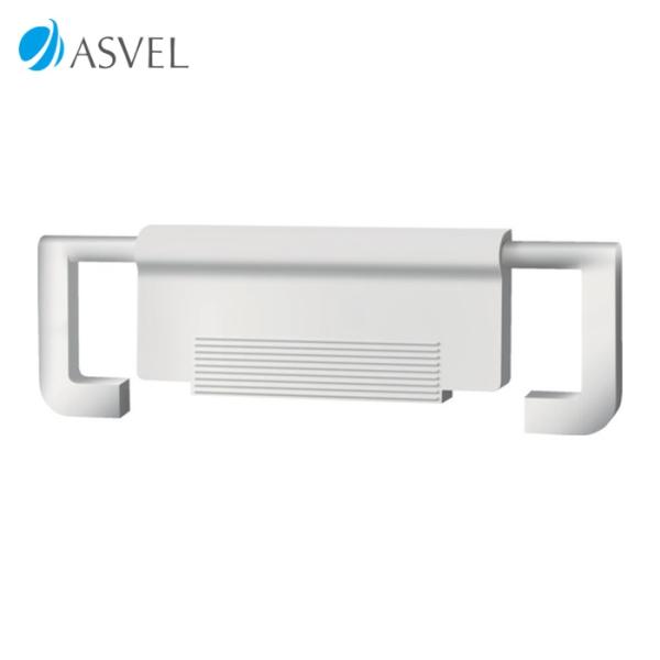 ASVEL 吸着ホルダー|特長:キッチンペーパーのホルダーです。 しっかり固定でき、位置変えも自在です。 繰り返し貼ってはがせるので位置変更が簡単にできます。