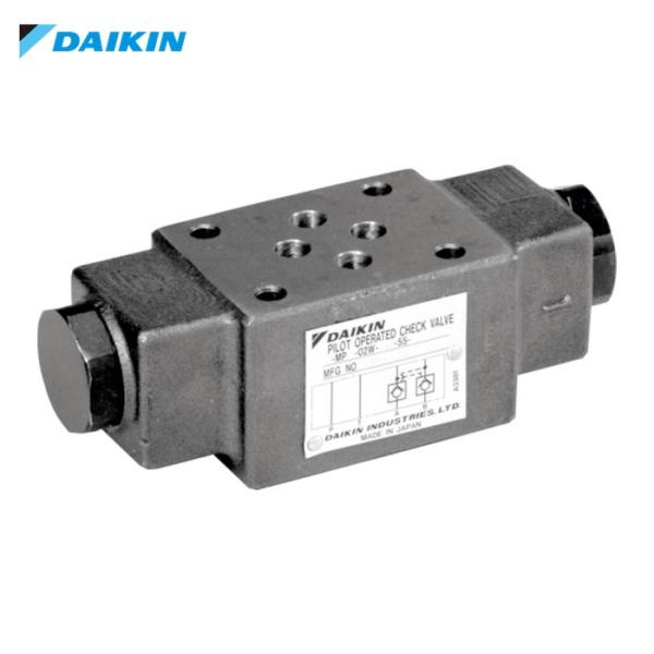 ダイキン モジュラースタック弁|特長:マニホールドブロックにスタック弁を積み上げ油圧ユニットを組み立てられます。 回路変更が簡単です。 油圧装置の小型化を実現します。