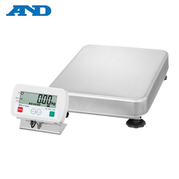 A&amp;D 防じん・防水型デジタル台はかり|特長:IP68に準拠した防じん・防水構造です。 ステンレス製(SUS430)の計量皿、鉄製計量台です。 ポールなしのセパレート型です。