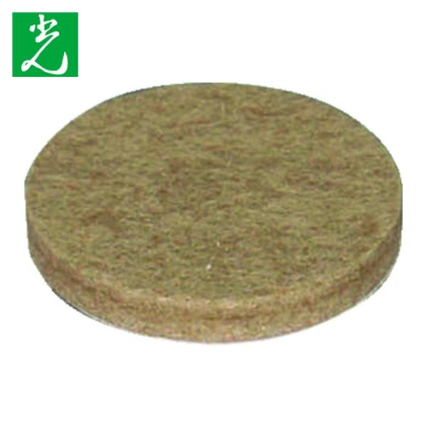 光 イス用クッション|特長:便利な粘着剤付ですぐに使用できます。 フェルト部分は特殊加工で、ほつれにくく耐久性もよくなっています。