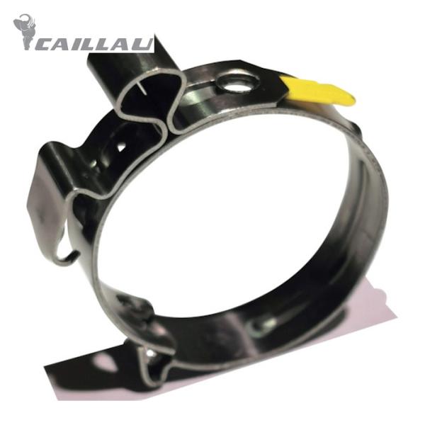 CAILLAU ホースバンド|特長:真円度が高く、締め付け力が均等に分散されるため、高い密閉性を保持することができます。 独自のロック機構を搭載しており、高圧力、引き剥がし、振動などの強い負荷に耐性があります。 専用工具でワンクリックで取付...