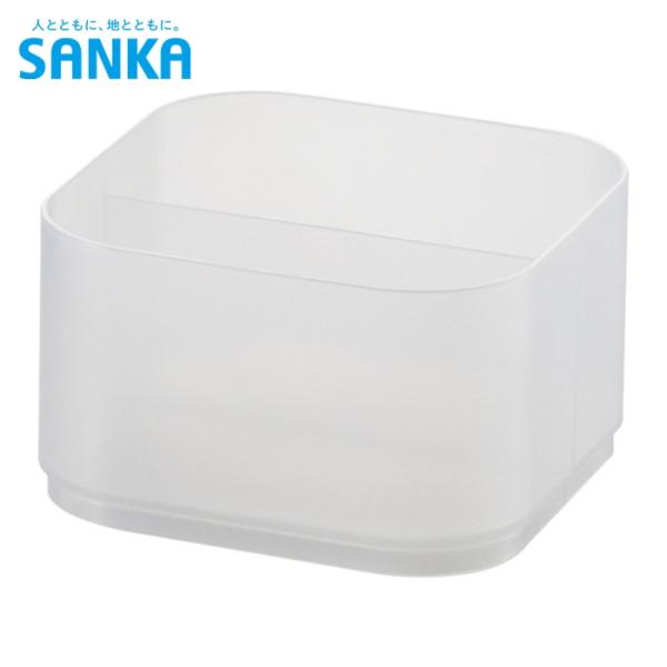SANKA 収納ボックス|特長:積み重ねても便利な収納ボックスです。 すっきりとしたフォルムで、どんなお部屋にもなじみます。
