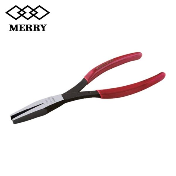 メリー プライヤー|特長:先端はクロス目のギザ付で軽い力で強くつかめ、強靭で軽量です。