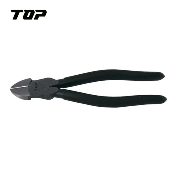 TOP ニッパ|特長:偏芯テコ原理により鉄線を楽に切断できます。