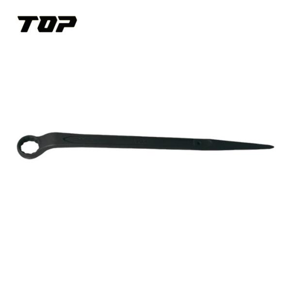 TOP 片口めがねレンチ|特長:首角度は65°です。 組み立てと重締め付け作業に最適です。
