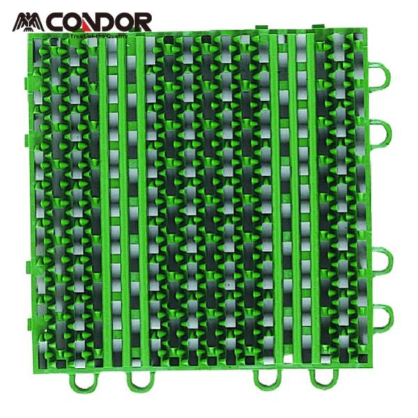 コンドル ジョイントスノコ|特長:2段階ブラッシング機能です。 目づまりが少なく抜群のメンテナンス性です。 芝のラインがシャープな印象です。