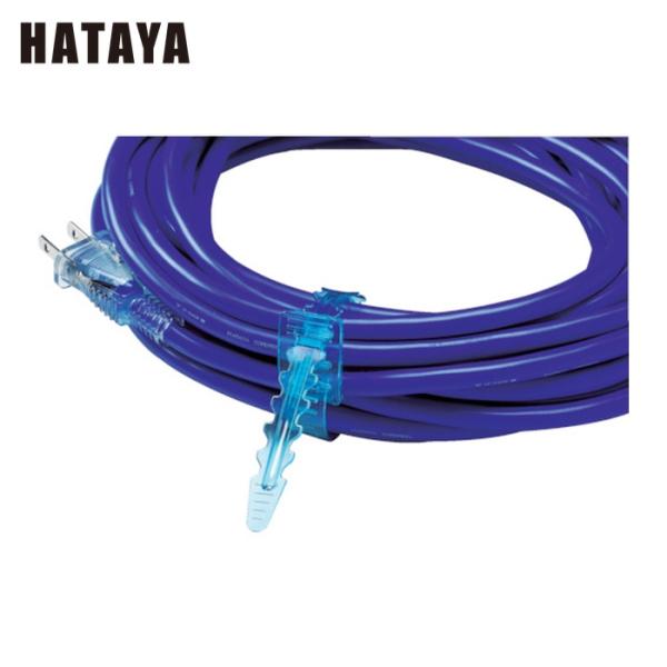 ハタヤ 延長コード|特長:コンセント防じんキャップ付です。 電源パイロットランプ付トリプルコンセント付です。