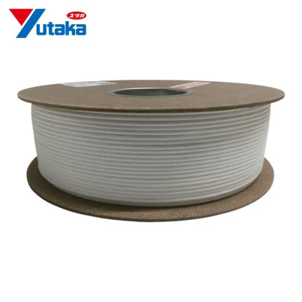 ユタカメイク ロープ(ポリエステル)|特長:強度は3つ打に比べ40%程度低下しますが、摩擦抵抗が少なく、ねじれにくいロープです。 酸・アルカリ・海水等に強く、耐候性に優れ摩擦にも非常に強く、強力に優れたロープです。