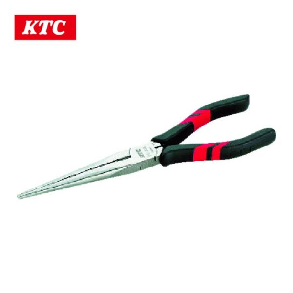 KTC ラジオペンチ|特長:手にジャストフィットするソフトグリップには滑り止めの凸面が付いています。