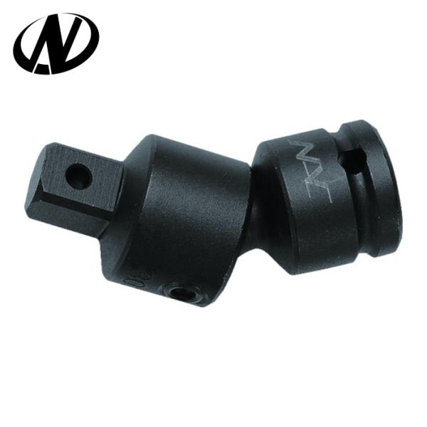 ナック インパクト用ユニバーサルジョイント|特長:約15°首を振れるため、ボルト・ナットに真直な締め付けができない場所でも作業が可能です。 直接作業出来ない箇所に角度をつけての締付用ソケット差換えアダプタータイプです。