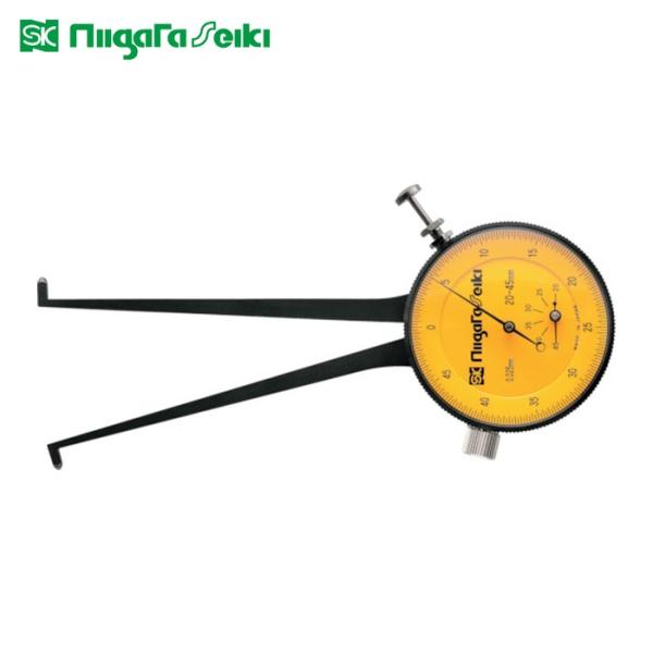 SK ダイヤルキャリパーゲージ|特長:穴の直径、特殊形状の内径測定に便利です。 小型軽量、ワンタッチ操作で作業時間を短縮します。 ショックプルーフ機構付です。