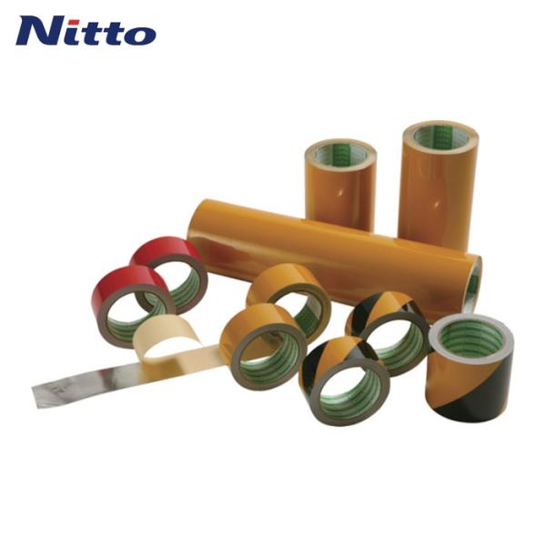 日東エルマテ 反射テープ|特長:投射された光を確実・正確に再帰反射します。 基材に反射用ガラスビーズが均一に封入されています。 優れた耐久性があります。