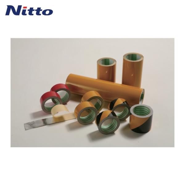 日東エルマテ 反射テープ|特長:投射された光を確実・正確に再帰反射します。 基材に反射用ガラスビーズが均一に封入されています。 優れた耐久性があります。