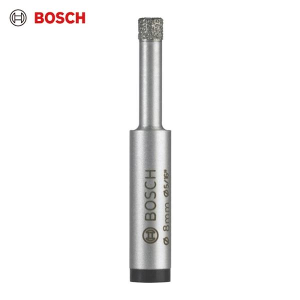 ボッシュ ダイヤモンドコアドリル|特長:ビット内部に充填されている植物性オイルにより穿孔部分を冷却します。 切りかすの除去は不要です。