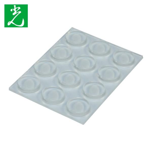 光 戸当り|特長:粘着付なので貼るだけで施工は簡単です。 透明なので、使用場所を選びません。