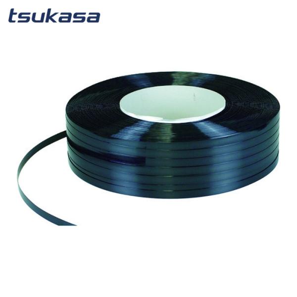 ツカサ PPバンド|特長:ポリエステルの特性を生かした、強靭、かつ、低伸度のバンドです。 引締め保持力に優れています。 耐候性・耐薬品性・耐水性に優れ、温度差の影響の少ないバンドです。