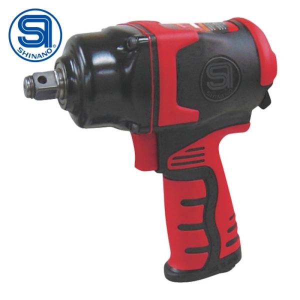 SI エアインパクトレンチ|特長:強化樹脂ボディー採用の軽量モデルです。 ツインハンマーで振動が少ないです。