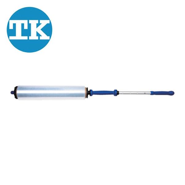 高千穂交易 ストレッチフィルムホルダー|特長:ストレッチフィルムのラッピング作業負荷を軽減するホルダーです。 背の高い荷物も楽にラッピングでき、低い位置にある荷物は膝と腰を曲げる必要がありません。 ねじ方式でフィルムを簡単に固定したり外すこ...