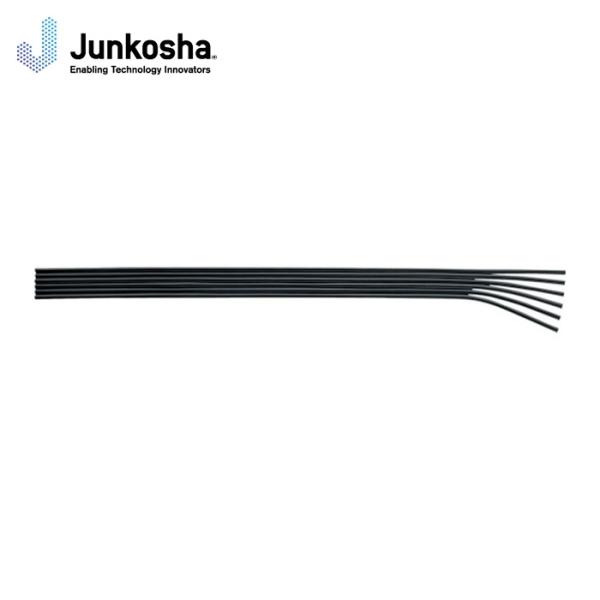 潤工社 ポリウレタンチューブ|特長:ポリウレタンチューブをフラット状に加工しています。 伸縮部の集中配管に最適です。 機械的強度、特に耐摩耗性が優れています。