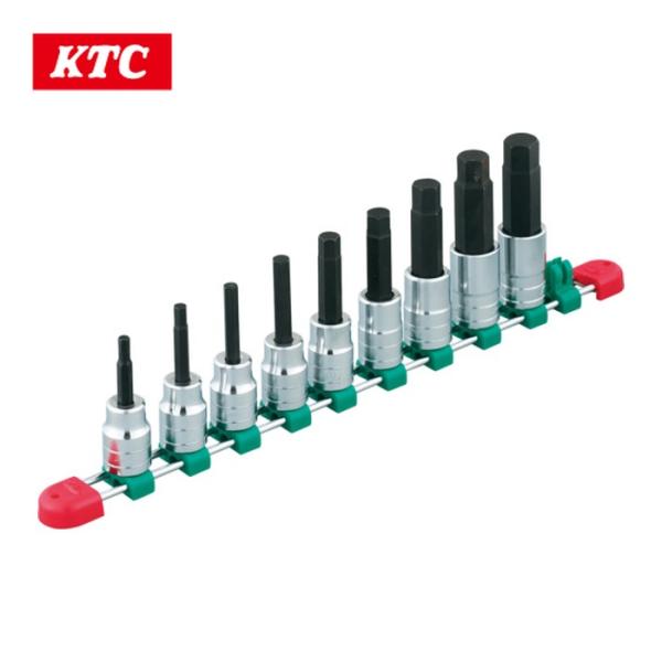 KTC ヘキサゴンソケットセット|特長:差込角側は応力の集中を防ぐパワーフィット形状を採用しています。