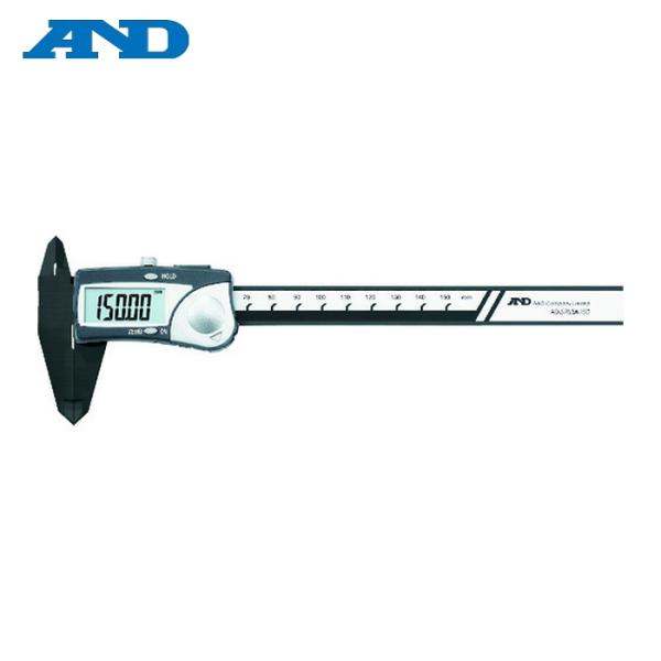 A&amp;D デジタルノギス|特長:測って、すぐ読み取れるデジタルノギスです。 軽量で持ち運びに便利です。 比較測定、間接測定が可能なゼロリセット機能付です。